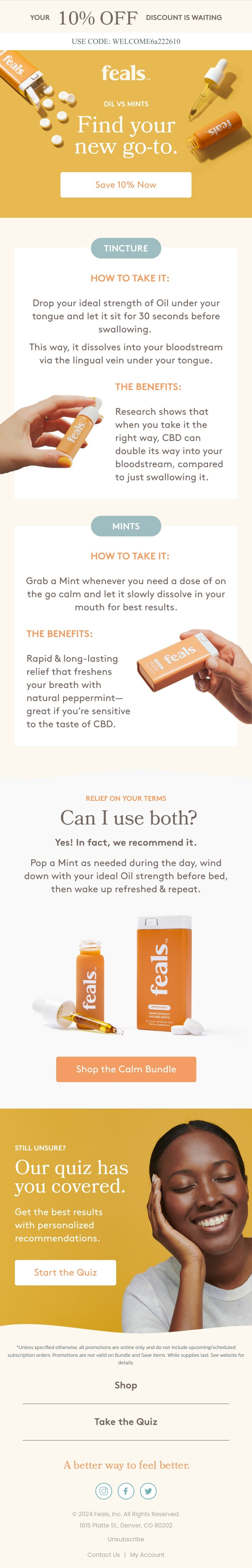 Email Design Inspiration by Feals