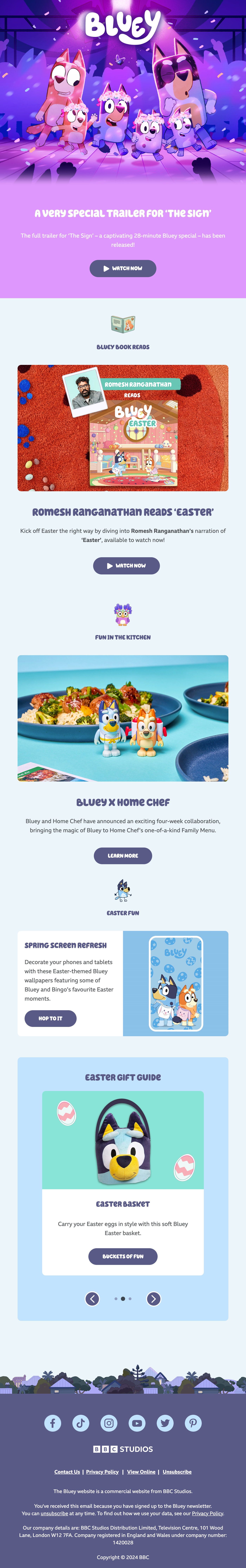 Email Design Inspiration by BBC