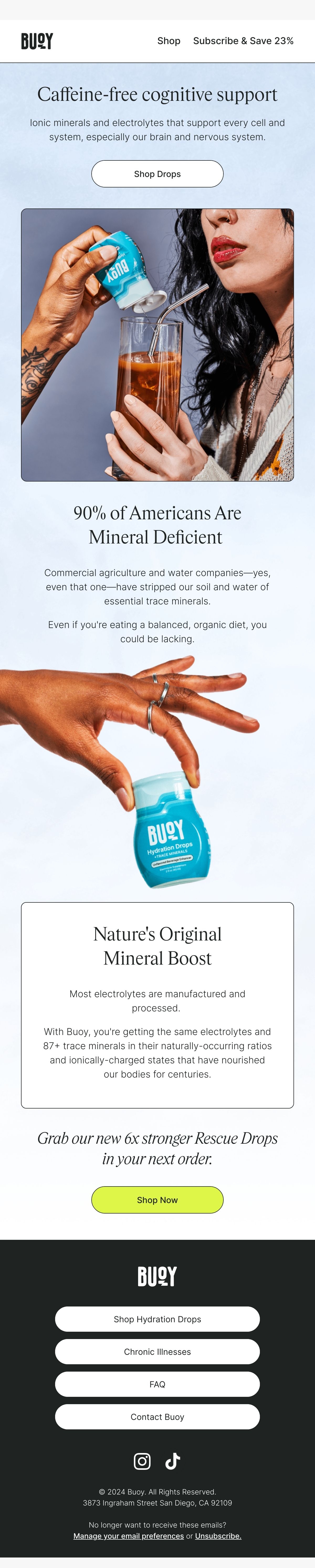 Email Design Inspiration by Buoy