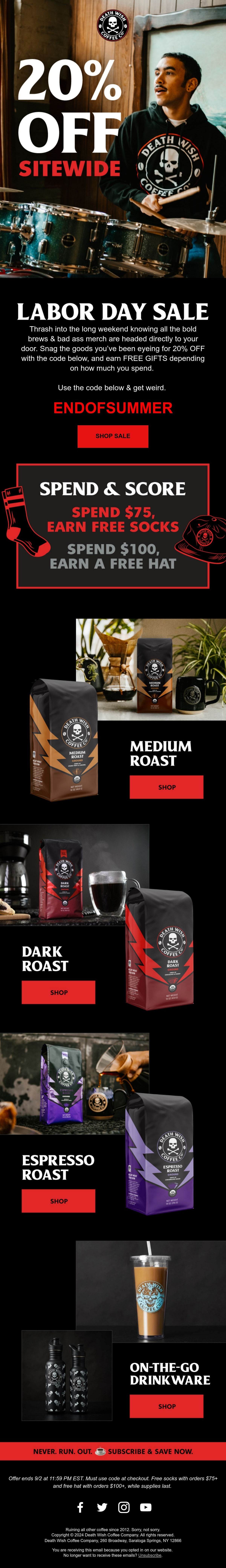 Email Design Inspiration by Kinfield