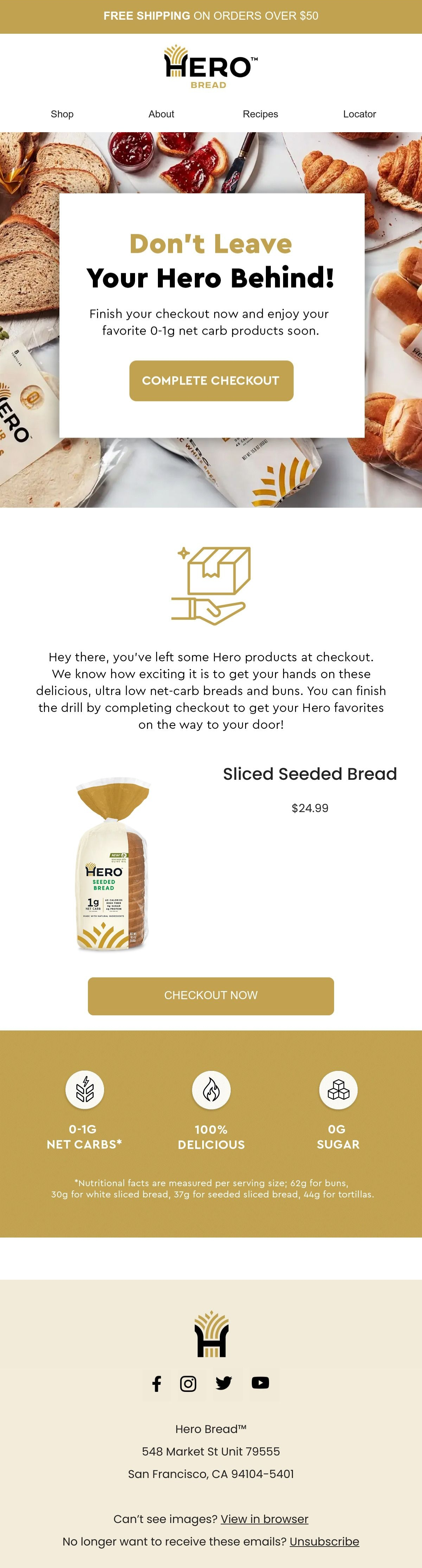 Email Design Inspiration by Hero