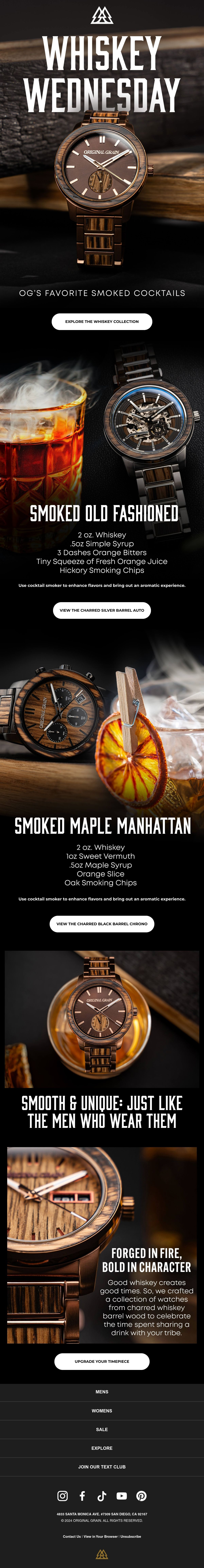 Email Design Inspiration by Original Grain