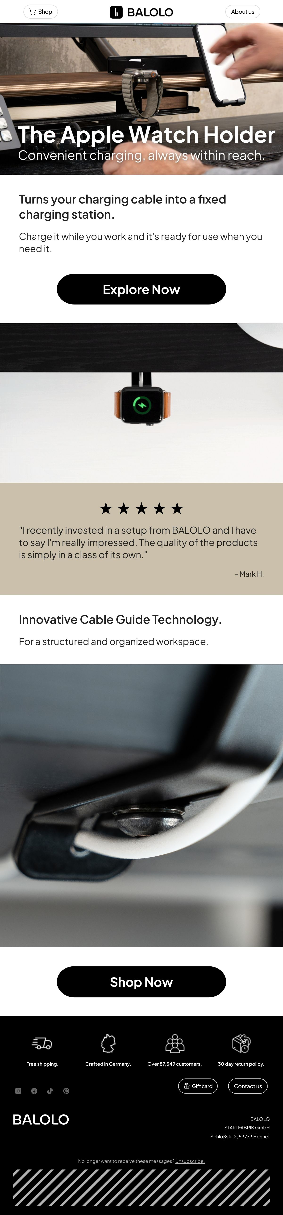 Email Design Inspiration by BALOLO