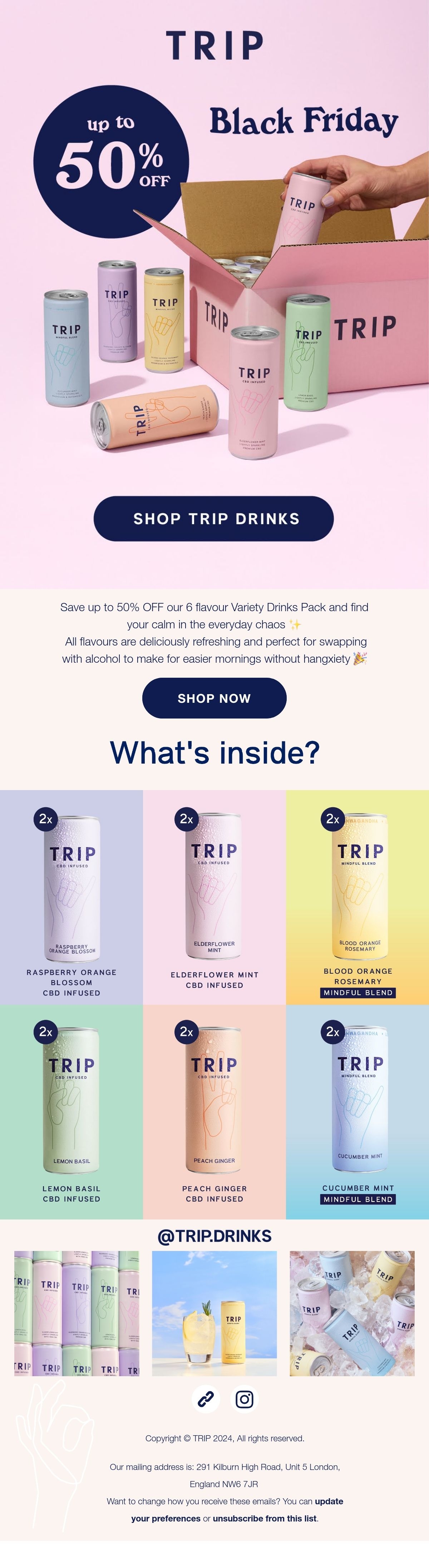 Email Design Inspiration by Trip