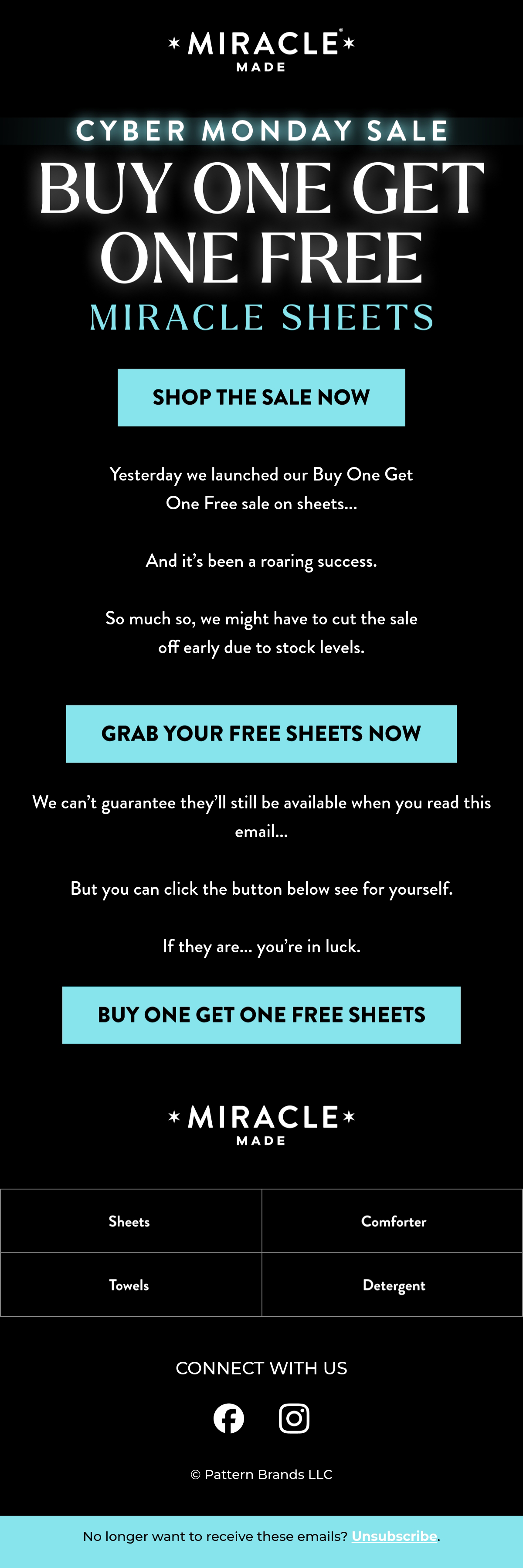 Email Design Inspiration by Miracle Made