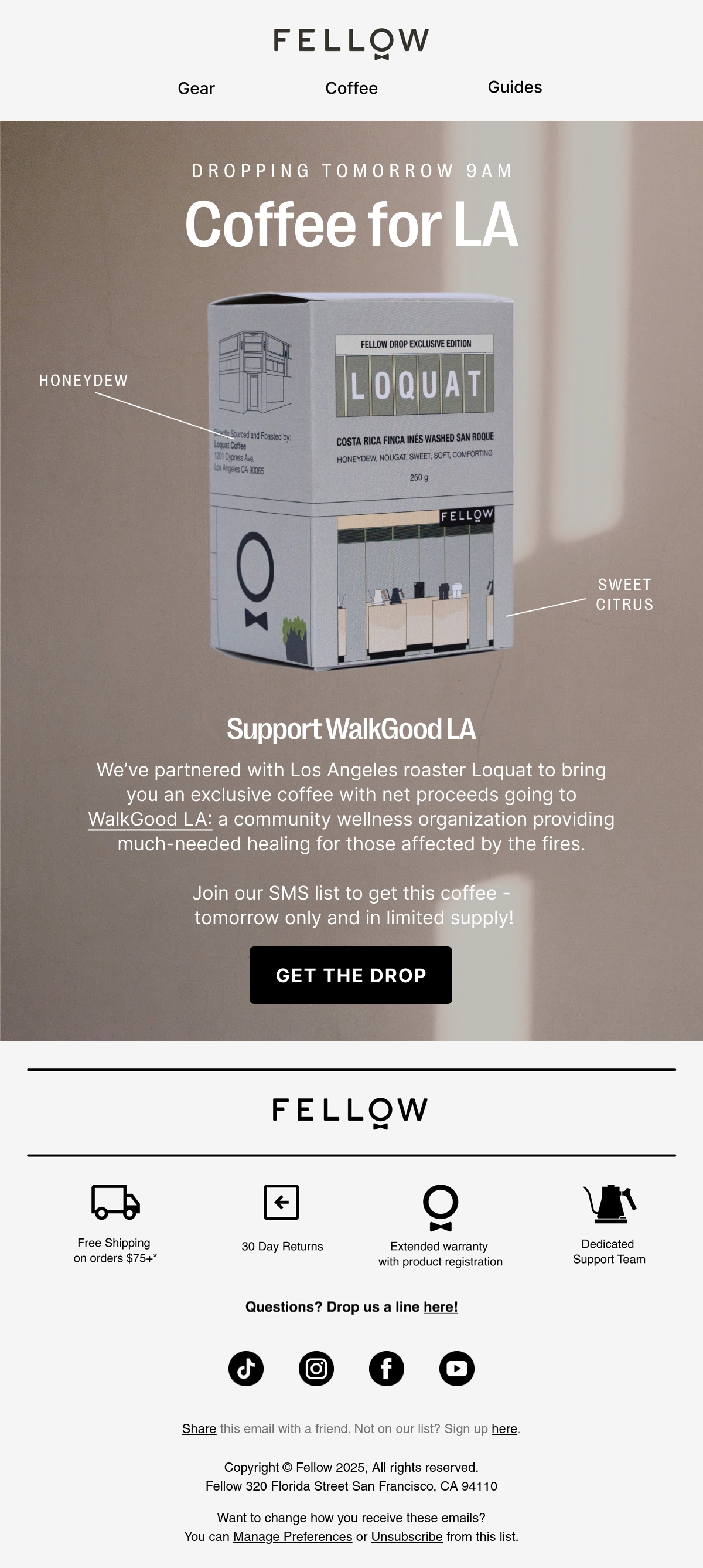 Email Design Inspiration by Fellow