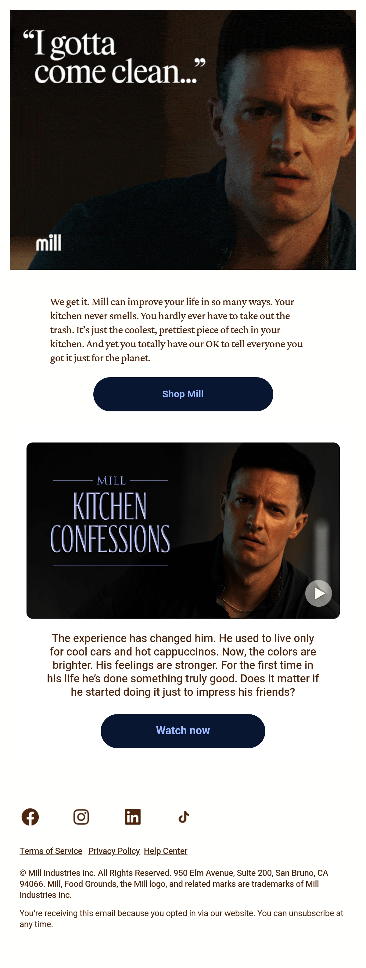 Email Design Inspiration by Mill