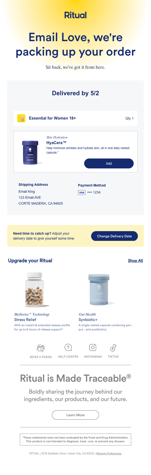 Transactional Email Design Inspiration & Examples - Email Love Email ...