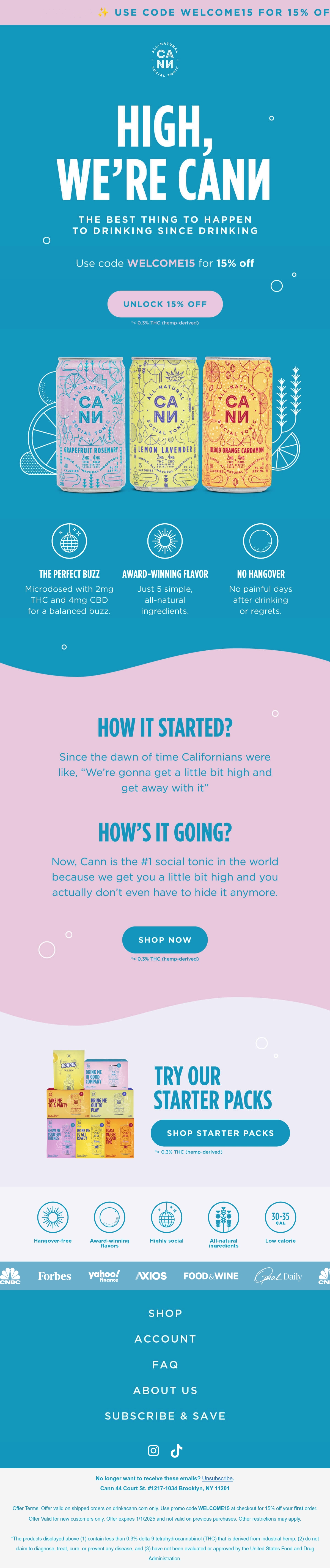 Email Design Inspiration by Cann