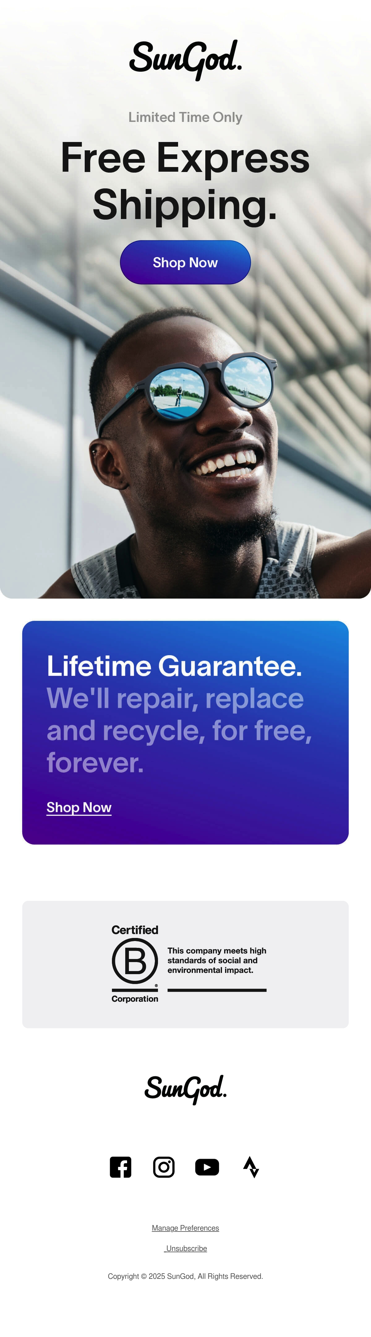 Email Design Inspiration by SunGod