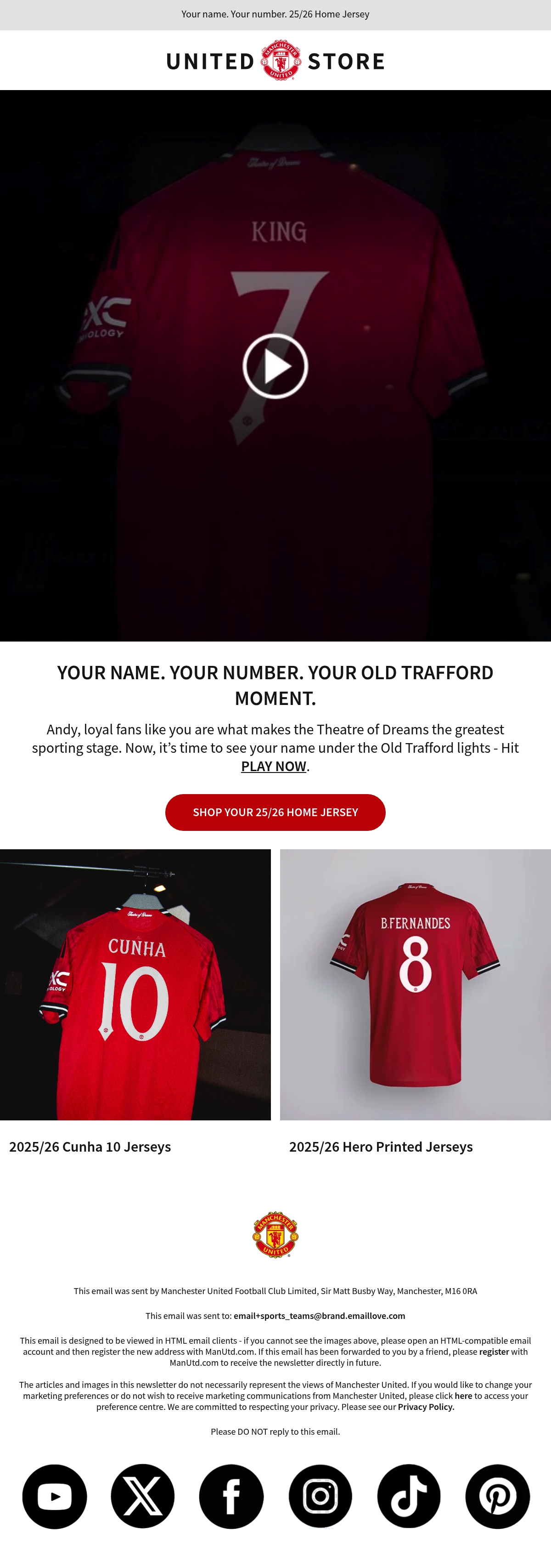 Email Design Inspiration by BBC