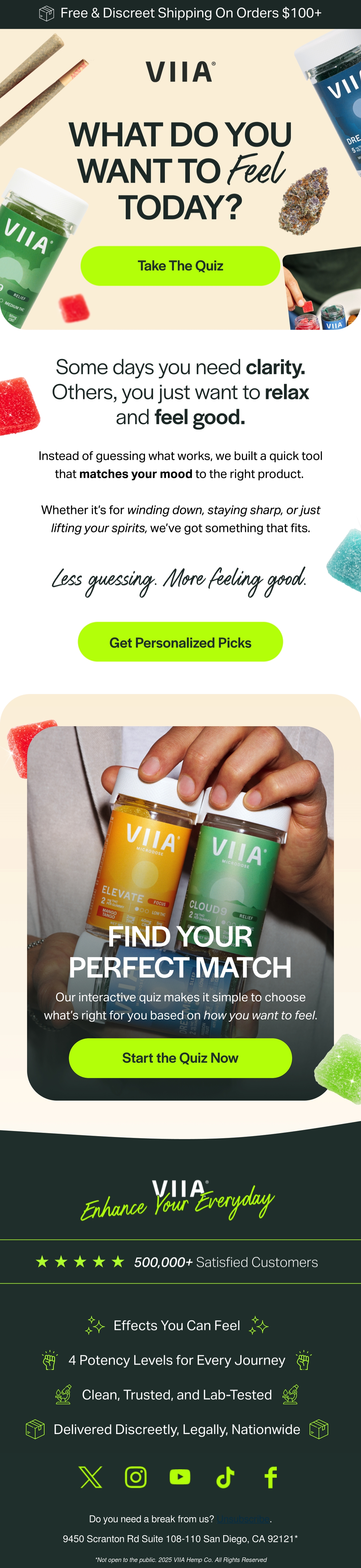 Email Design Inspiration by VIIA