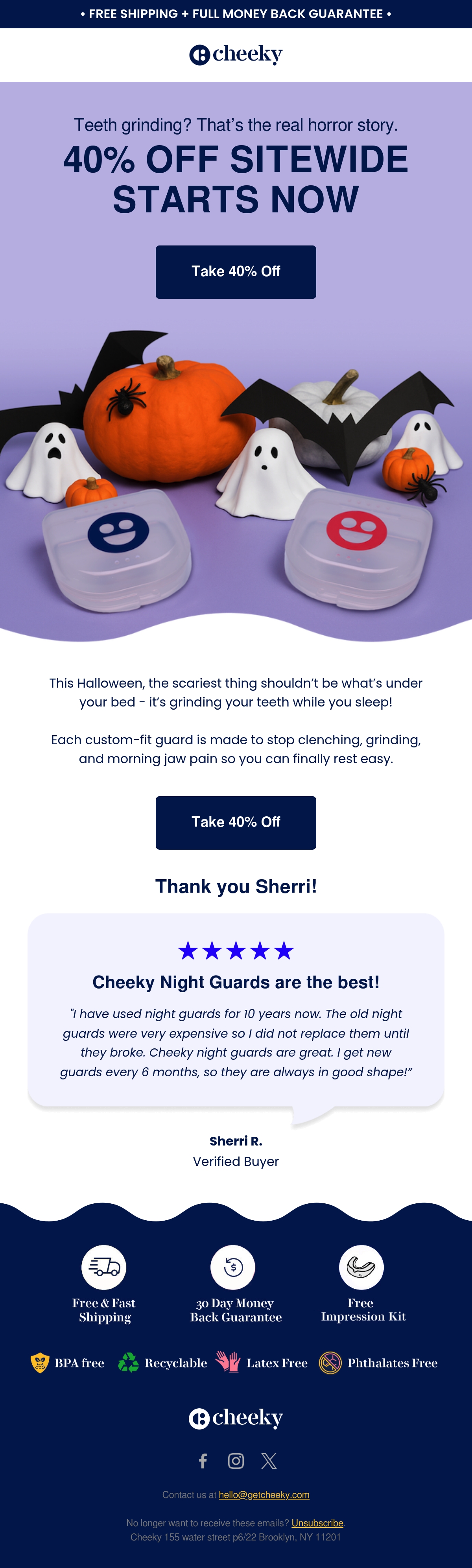 Email Design Inspiration by Cheeky