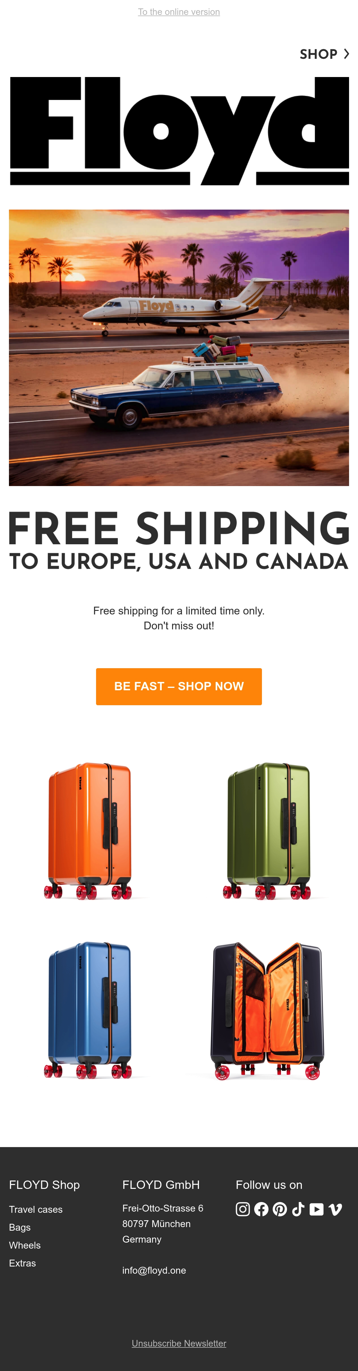 Email Design Inspiration by Floyd Team