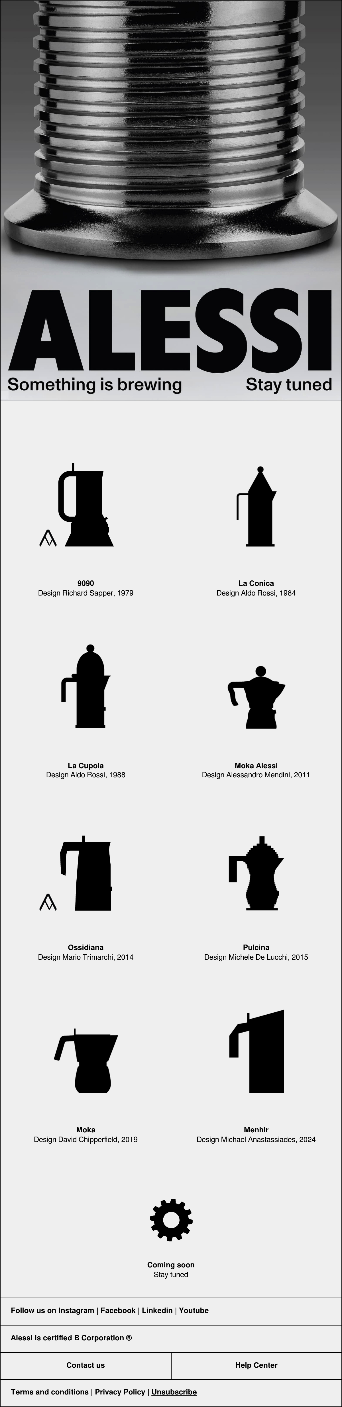 Email Design Inspiration by Alessi