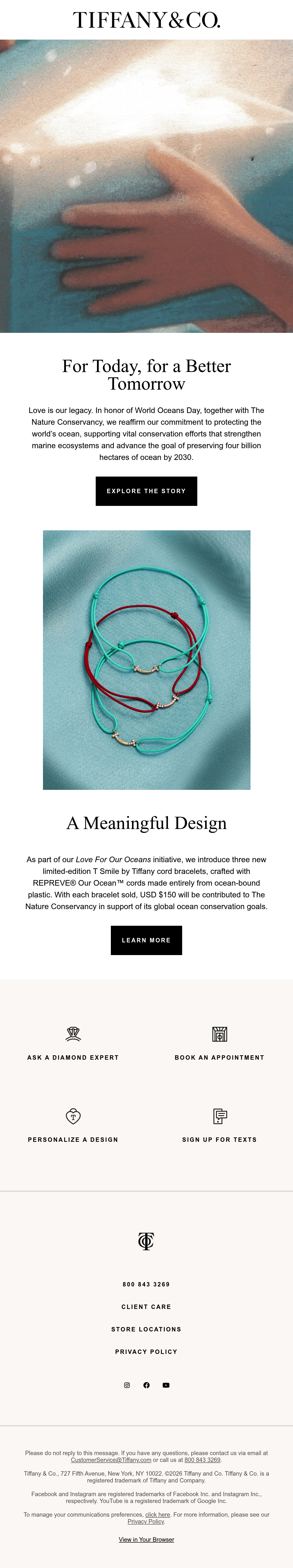 Email Design Inspiration by Tiffany & Co.